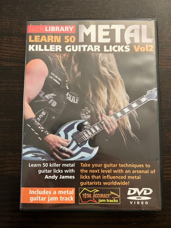 Learn 50 Metal Guitar Licks Gitarre DVD (Neu (gemäss Beschreibung)) in ...