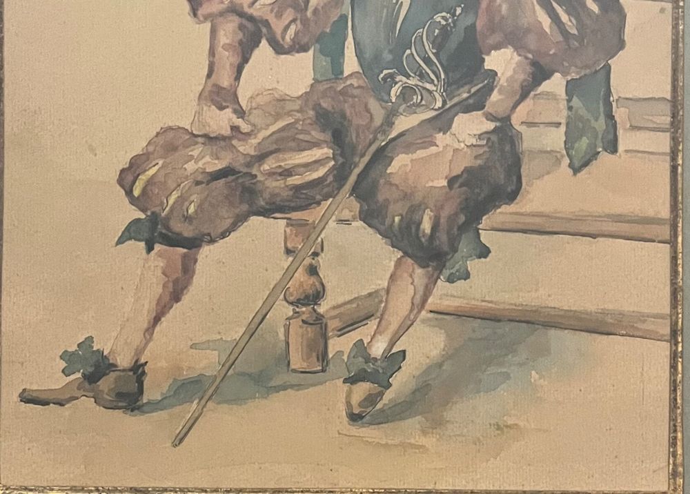 Antike Kämpfer Aquarell (Gebraucht) in Hochdorf für CHF 5 – mit Lieferung auf Ricardo kaufen