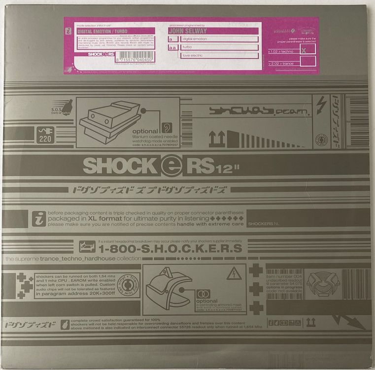 John Selway, Digital Emotion, Turbo (Techno) | Kaufen auf Ricardo