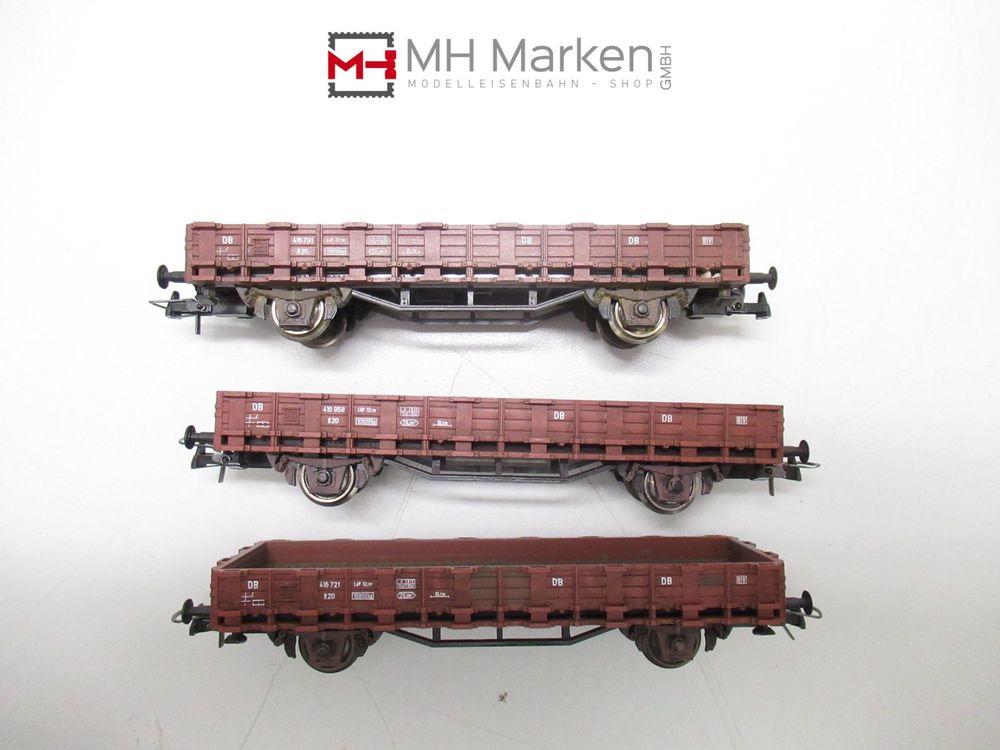 Roco 3er Set Flachwagen der Deutschen Bahn ohne OVP DC GS H0 (Gebraucht) in Basel für CHF 20 ...