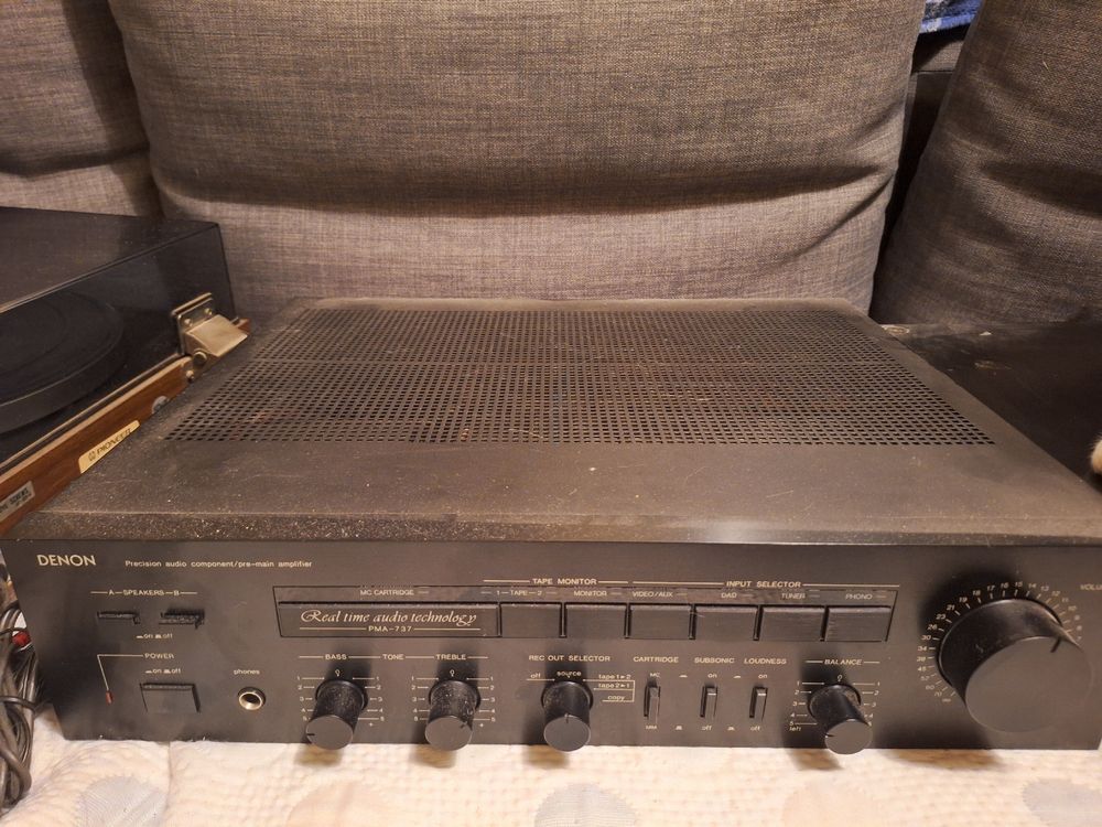 Denon PMA-737 Vintage Stereo Integrated Amplifier&Lecteur CD (Gebraucht ...