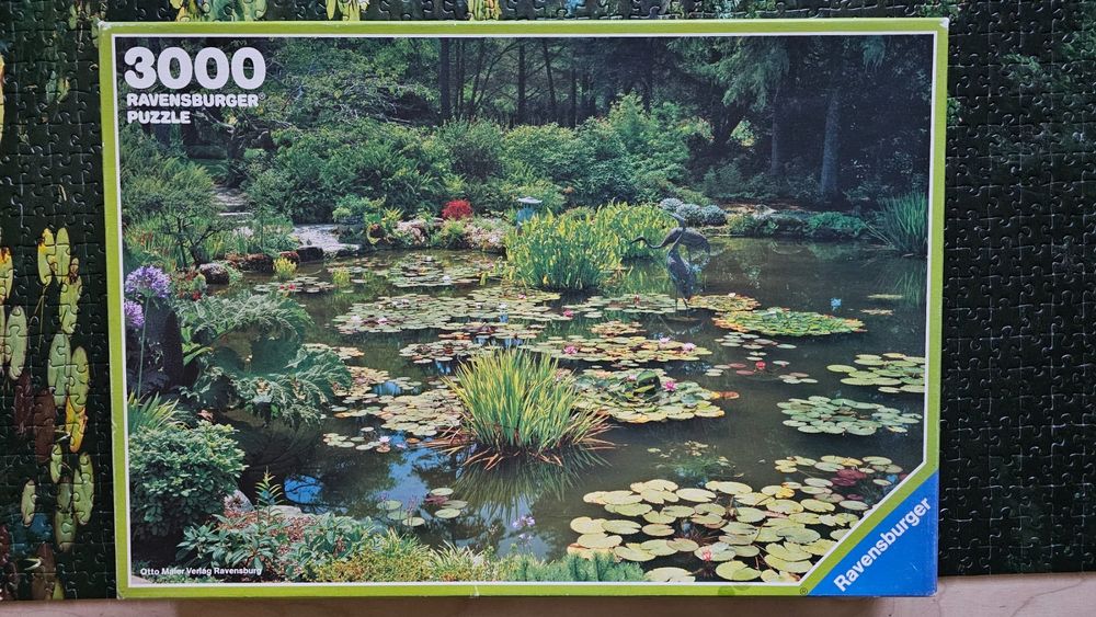 Puzzle Seerosenteich 3000 Teile (Gebraucht) in für CHF 7 – mit Lieferung auf Ricardo kaufen