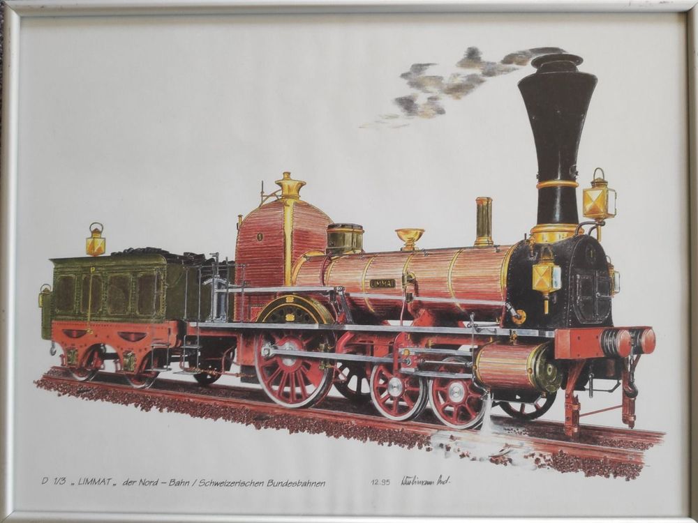 D 1/3 "Limmat" der Nord- Bahn/ SBB Hürlimann (Gebraucht) in ...
