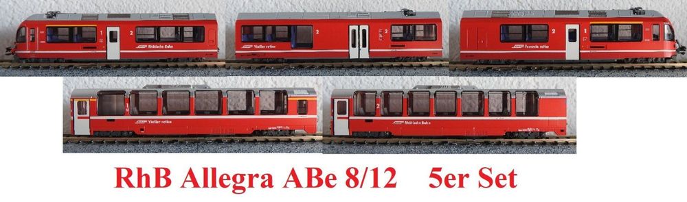 RhB Allegra ABe 8/12 Kato Spur N 5er Set | Kaufen auf Ricardo