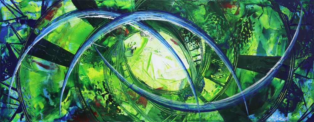 Gemälde SHINING COLOURS VII Kunst Bilder Malerei, R. König | Kaufen auf Ricardo