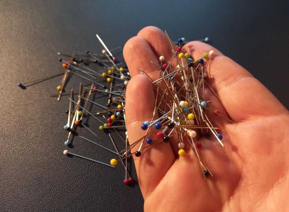 1000x Stecknadel runder Kopf Nähen / Épingle pour couture (Neu und originalverpackt) in Lausanne ...