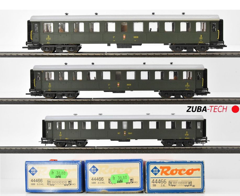 Roco 3x Stahlwagen SBB H0 GS mit OVP | Kaufen auf Ricardo