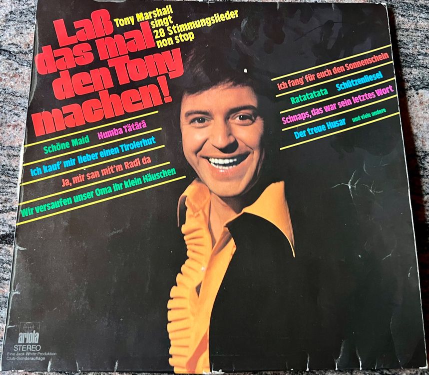 LP - Tony Marshall - Lass das mal den Tony machen (Gebraucht) in Oberglatt ZH für CHF 4 – mit ...
