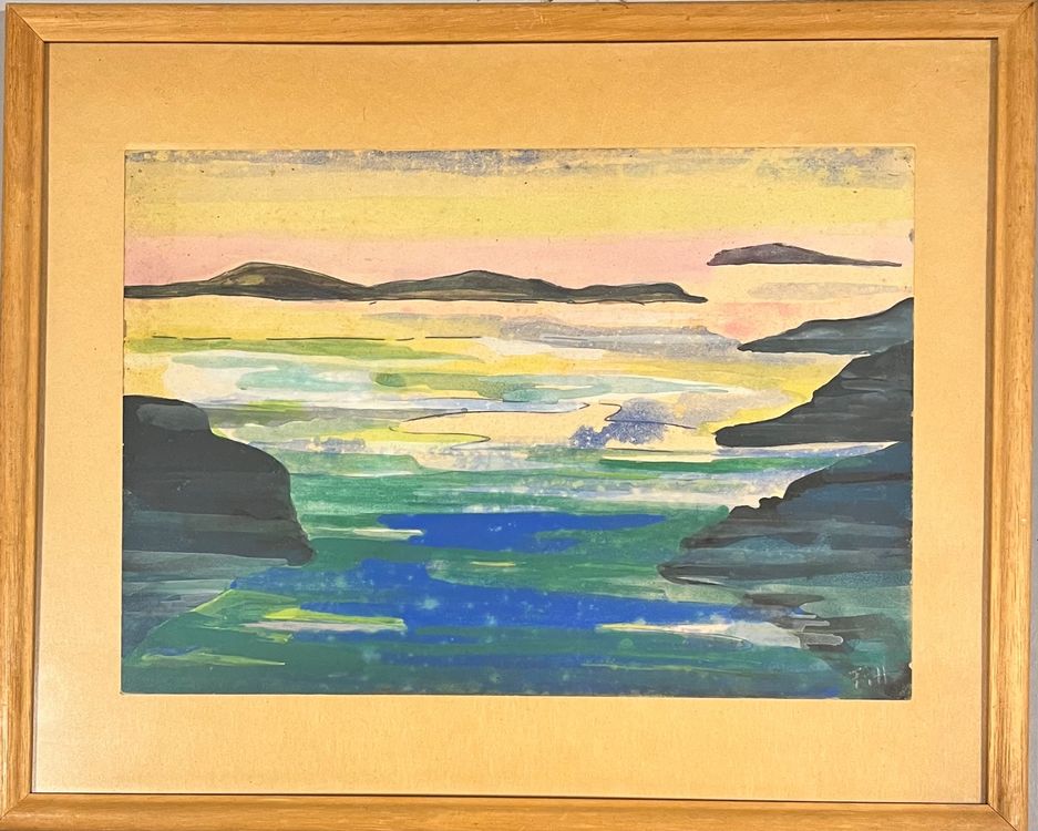 Fritz Hauser (XX) Landschaft Aquarell | Kaufen auf Ricardo