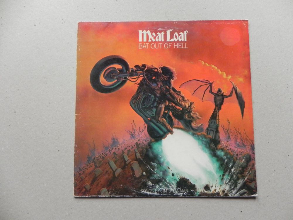 LP USA Hardrock Rock Meat Loaf 1977 Bat out of Hell (Gebraucht) in ...