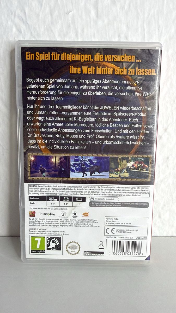 Jumanji The Video Game - Nintendo Switch - Like New!🕹️🎮🔥 (Gebraucht) in ...