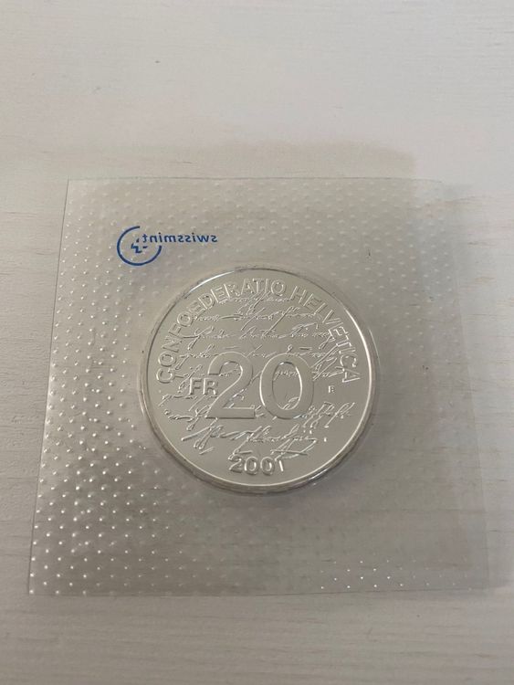 20 Fr. Sonder Münze 2001, Johanna Spyri (Neu (gemäss Beschreibung)) in Kloten für CHF 22 – mit ...