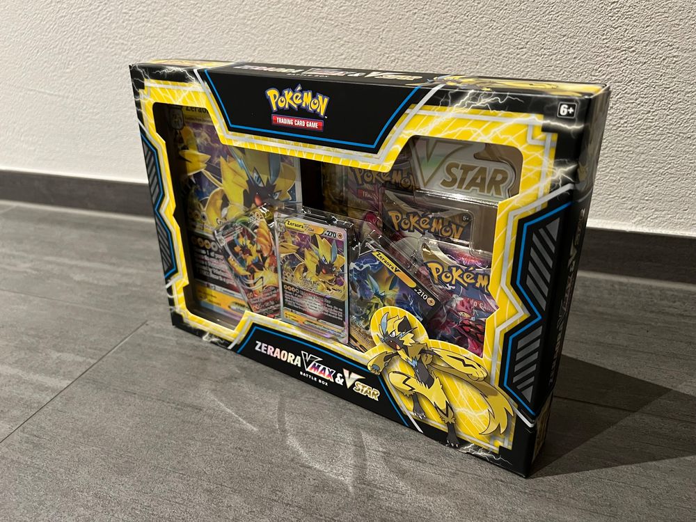 🇬🇧 Pokémon | Zeraora VMAX & VSTAR Battle Box | OVP | EN 🔥 (Neu und ...