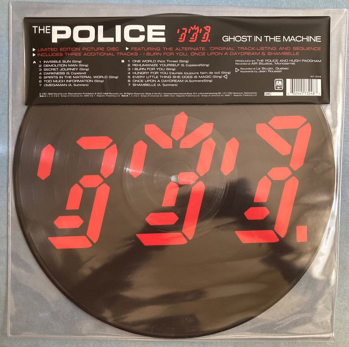 THE POLICE - GHOST IN THE MACHINE (D'occasion) à Poliez-Pittet pour CHF ...