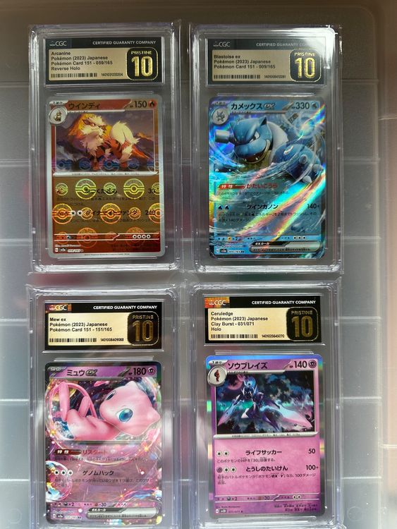Pokémon CGC Pristine 10 graded cards (Neu (gemäss Beschreibung)) in ...