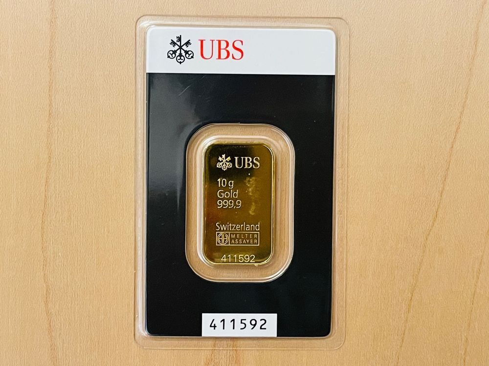 10 g UBS Goldbarren ~ Kinebar | Kaufen auf Ricardo