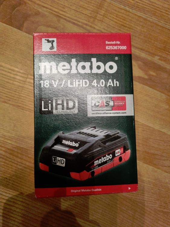 Matabo LIHD 18 Volt 4Ah Akkupack 1Stk. (Neu und originalverpackt) in ...