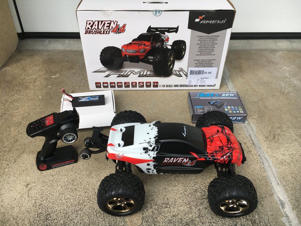 Amewi RC Auto Raven Truggy Li-Po 4000mAh - RTR (Neu (gemäss ...