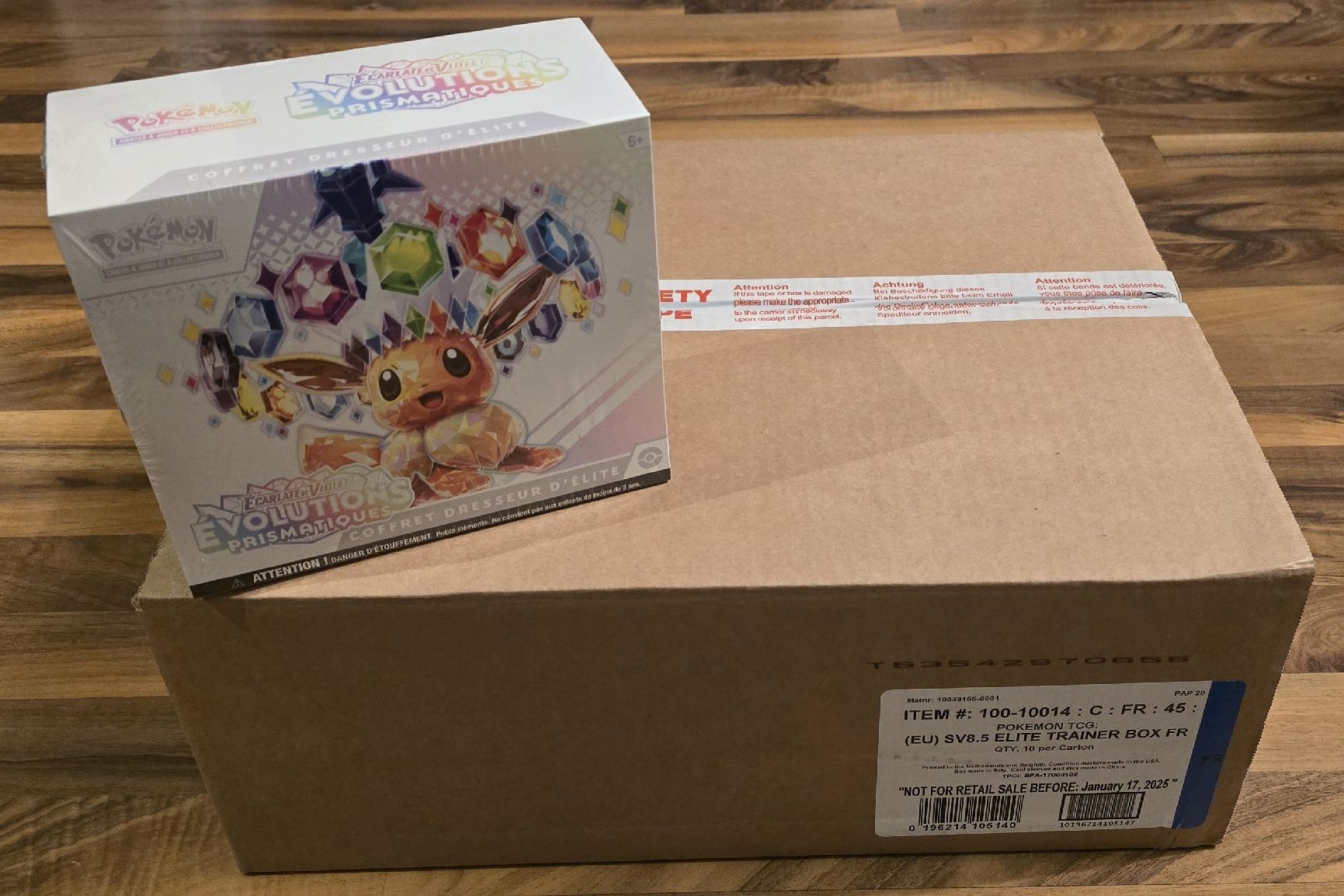 Case 10x ETB Pokémon Évolutions Prismatiques - FR (Neuf avec emballage ...
