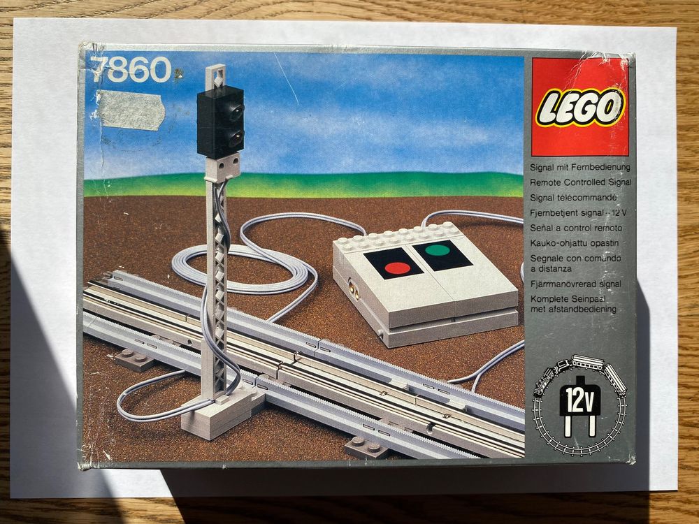 Lego 7860 / Signal / Ampel / 12v Eisenbahn / 12 Volt (Neu und ...