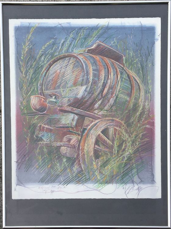 Ölkreide-Zeichnung unleserlich Signiert (Gebraucht) in Root für CHF 10 – mit Lieferung auf ...