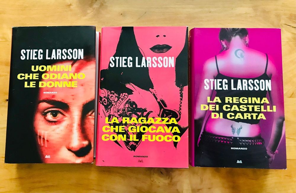 IN ITALIANO 📖 Bestseller «MILLENNIUM TRILOGY» Stieg Larsson (Gebraucht ...