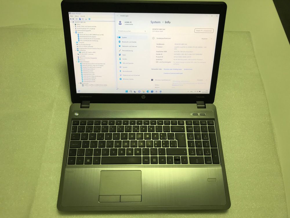 HP ProBook 4540 intel core i5, 8GB DDR3, Windows 11 (Gebraucht) in ...