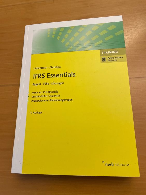 Fachbuch IFRS Essentials (Neu (gemäss Beschreibung)) in Zürich für CHF 10 – mit Lieferung auf ...