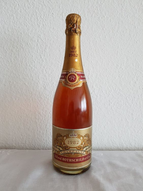 Alfred Rothschild Champagner Brut Rose 1982 (Neu (gemäss Beschreibung ...
