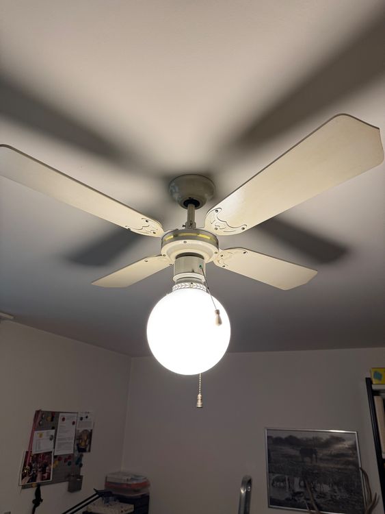 Deckenventilator mit Beleuchtung (Gebraucht) in Dübendorf für CHF 50 – mit Lieferung auf Ricardo ...