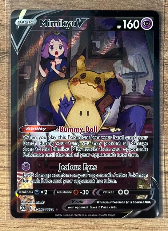 Mimikyu V TG16/30 Pokemon Brilliant Stars Trainer Gallery #2 | Kaufen ...