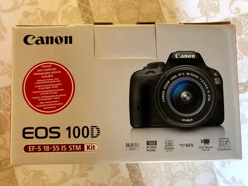 Canon EOS 100D + EF-S 18-55 IS STM -- NEU & OVP (Neu und originalverpackt) in Bad Ragaz für CHF ...