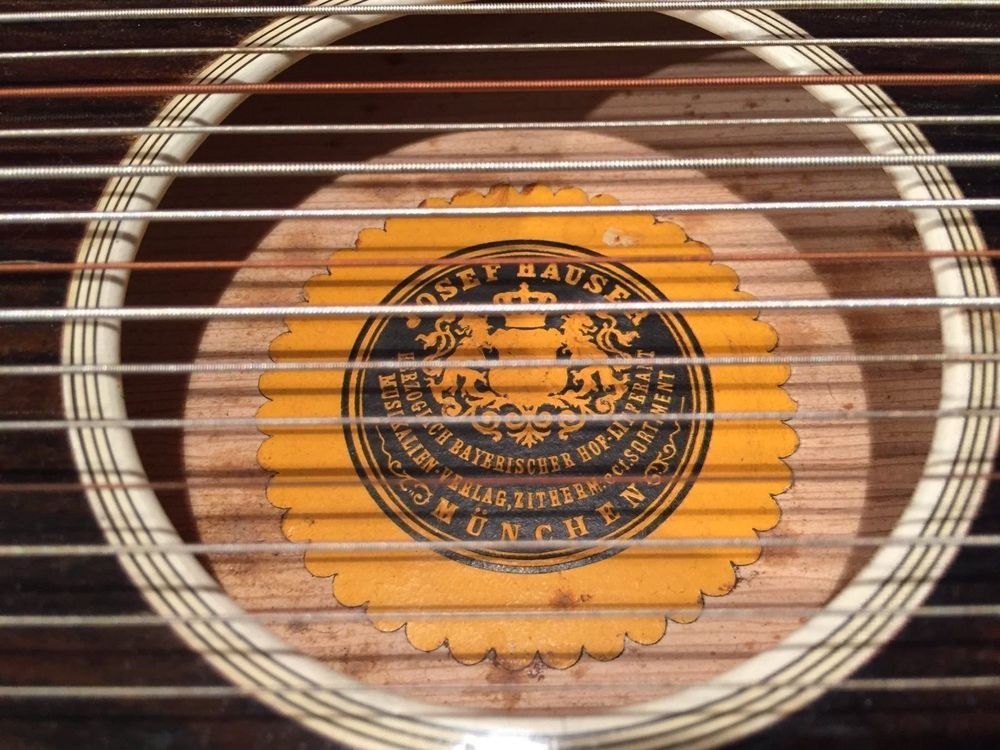 Josef Hauser Zither von 1902 (Gebraucht) in Sargans für CHF 195 – mit ...