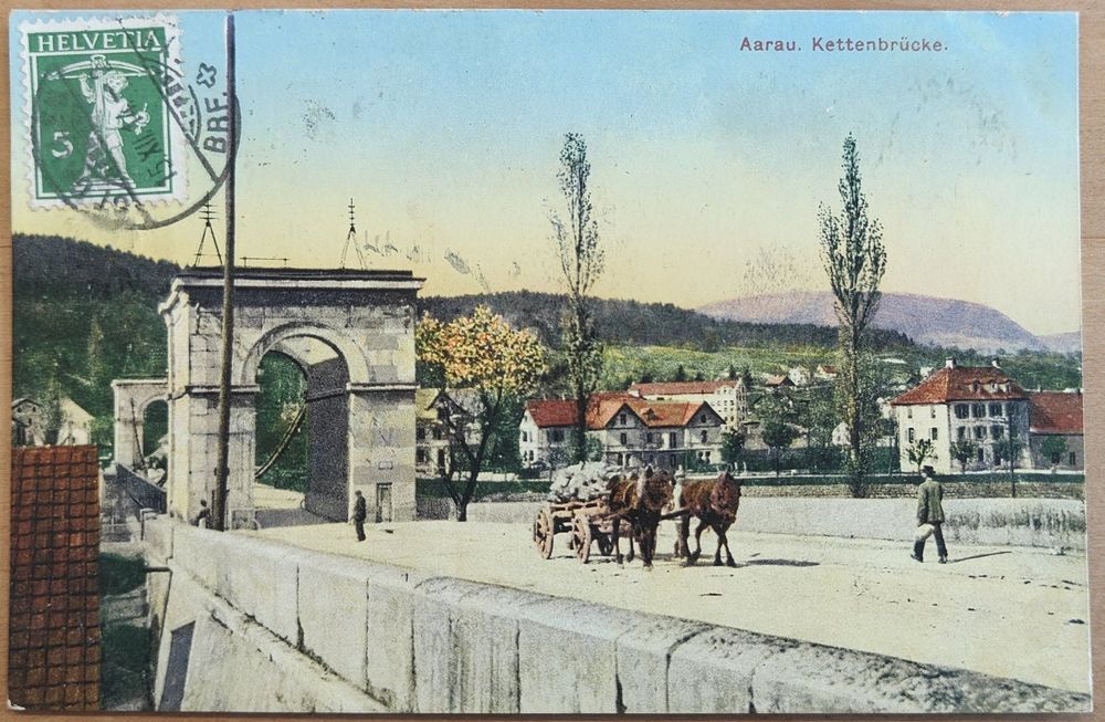 Aarau Kettenbrücke um 1910 | Kaufen auf Ricardo