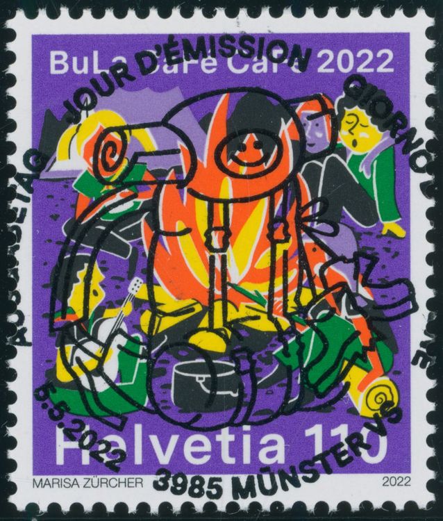 2022 - Bundeslager - Ersttag ET Voll (Gebraucht) in Schindellegi für CHF 2.4 – mit Lieferung auf ...