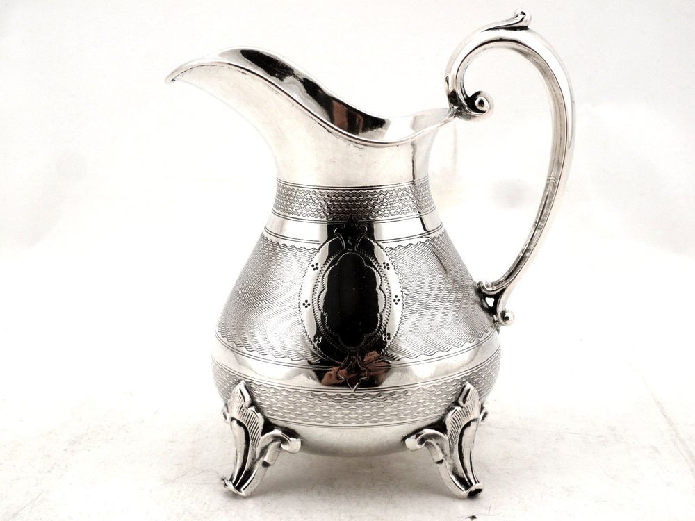 Pot crémier en argent 800 guilloché Milchkrug Silber (Gebraucht) in ...