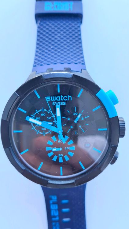 UHR SWATCH - BIG BOLD CHRONO CHECKPOINT BLUE (Gebraucht) in Zürich für ...