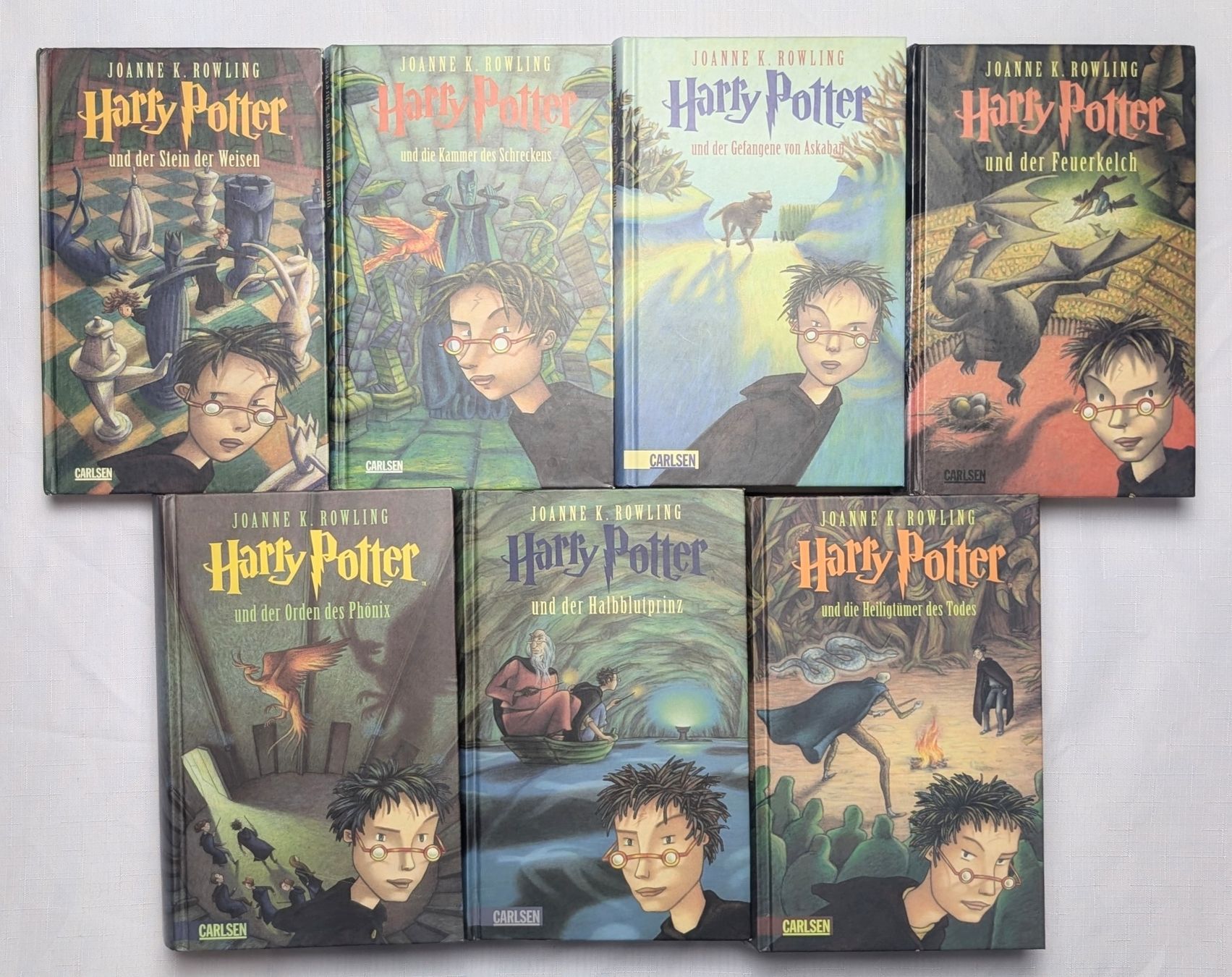 HARRY POTTER Band 1-7 - Joanne K. Rowling - J.K. Rowling (Gebraucht) in ...