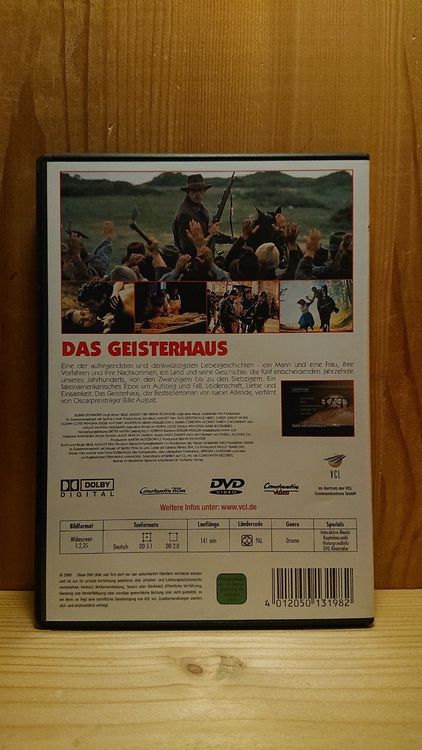 DAS GEISTERHAUS DVD mit Winona Ryder und Meryl Streep (Gebraucht) in Wilderswil für CHF 3.5 ...