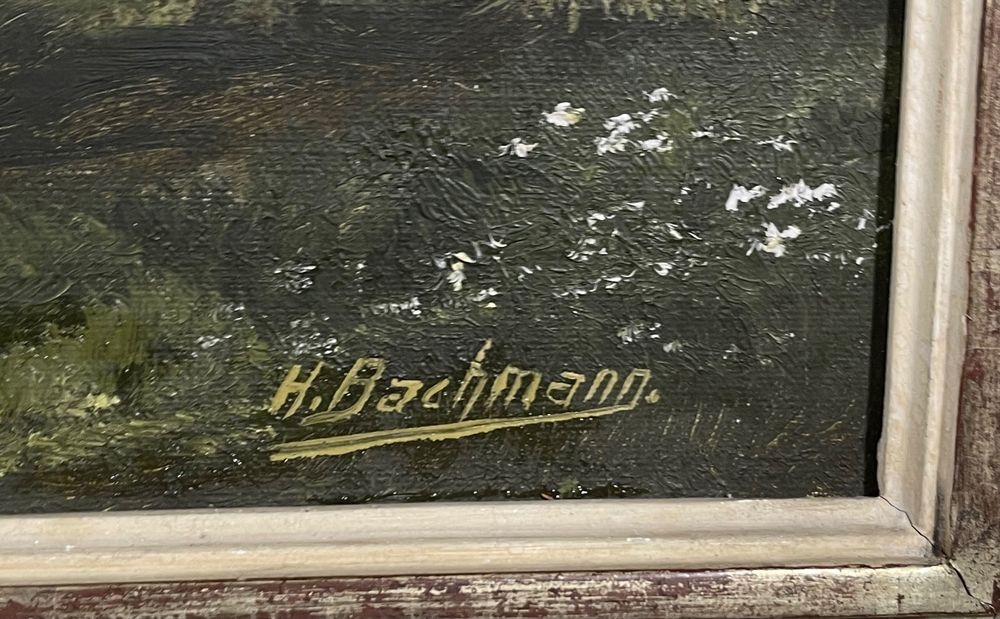 Seelandschaftgemälde von H.Bachmann (Gebraucht) in Root für CHF 15 – mit Lieferung auf Ricardo ...