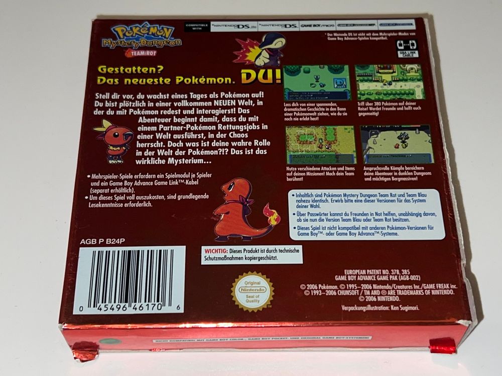 GBA Spiel - Pokémon Mystery Dungeon: Team Rot (OVP) (Gebraucht) in ...