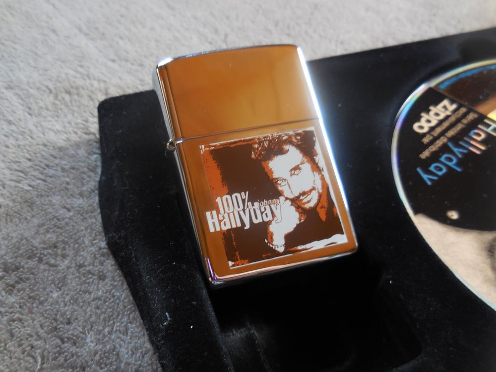 COFFRET ZIPPO + CD (JOHNNY HALLYDAY) NEUF, SÉRIE LIMITÉE | Kaufen auf ...