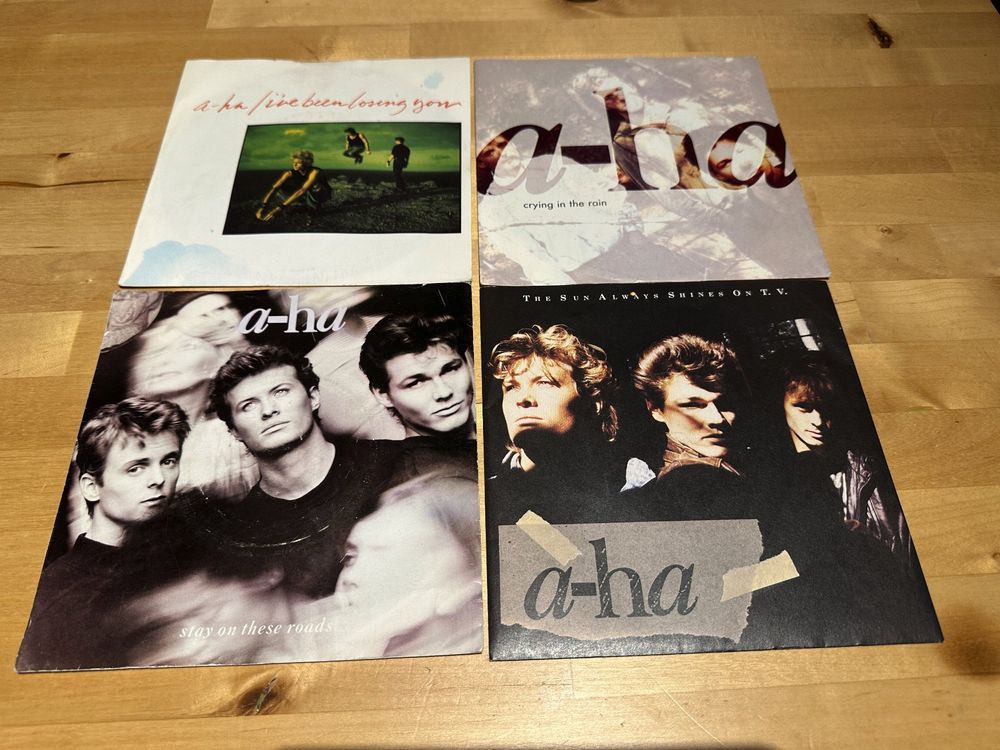 AHA A-HA tolle Singles Sammlung 80's 7" Top Hits Kult UK (Gebraucht) in ...