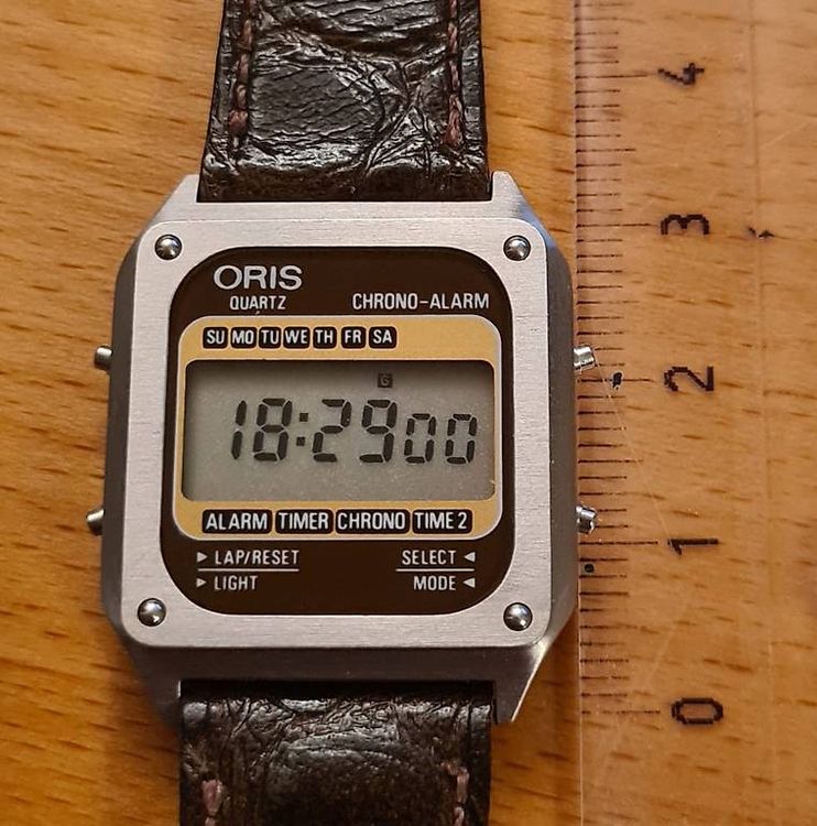 Oris Vintage Multifonction Chrono LCD Digital Réf. 7067 (Gebraucht) in Villaz-St-Pierre für CHF ...