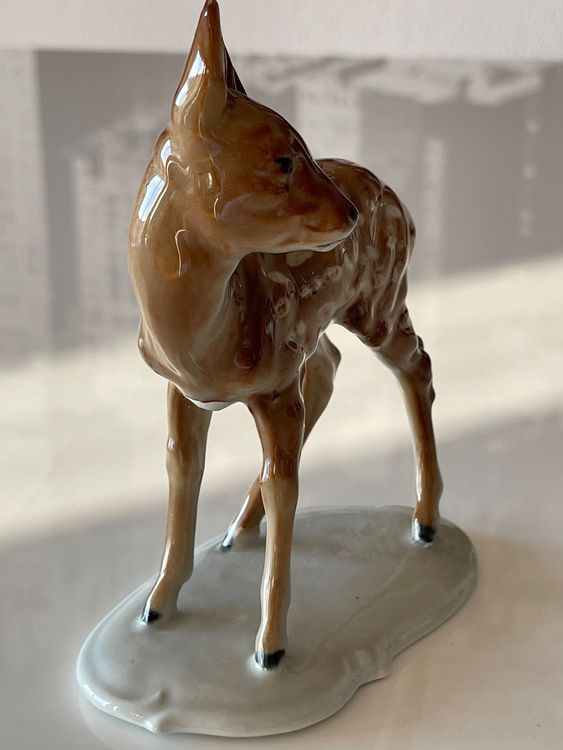 Wagner & Apel Porzellan WA Figur Rehkitz Bambi Weihnachten (Gebraucht) in Zürich für CHF 70 ...