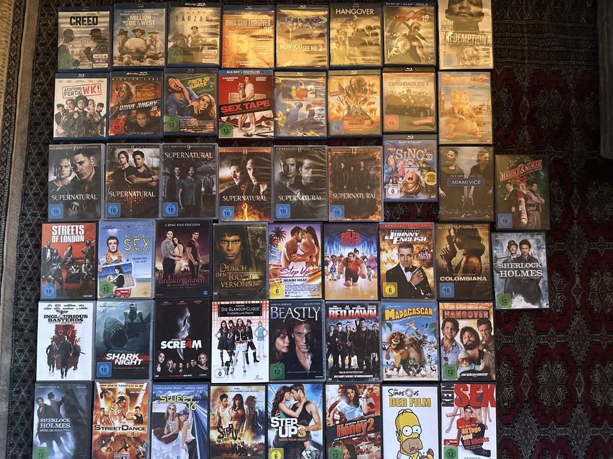 Blu rays und DVD 50stk. / Super Natural Staffel 7-12 (Gebraucht) in ...