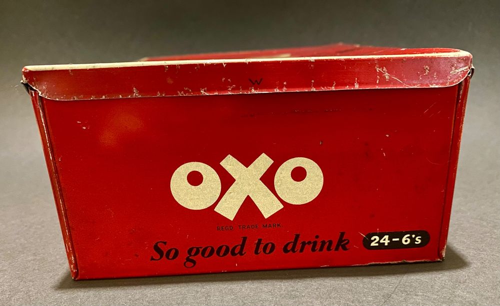 50er - Vintage Blechdose OXO Cubes aus England (Gebraucht) in Root für ...