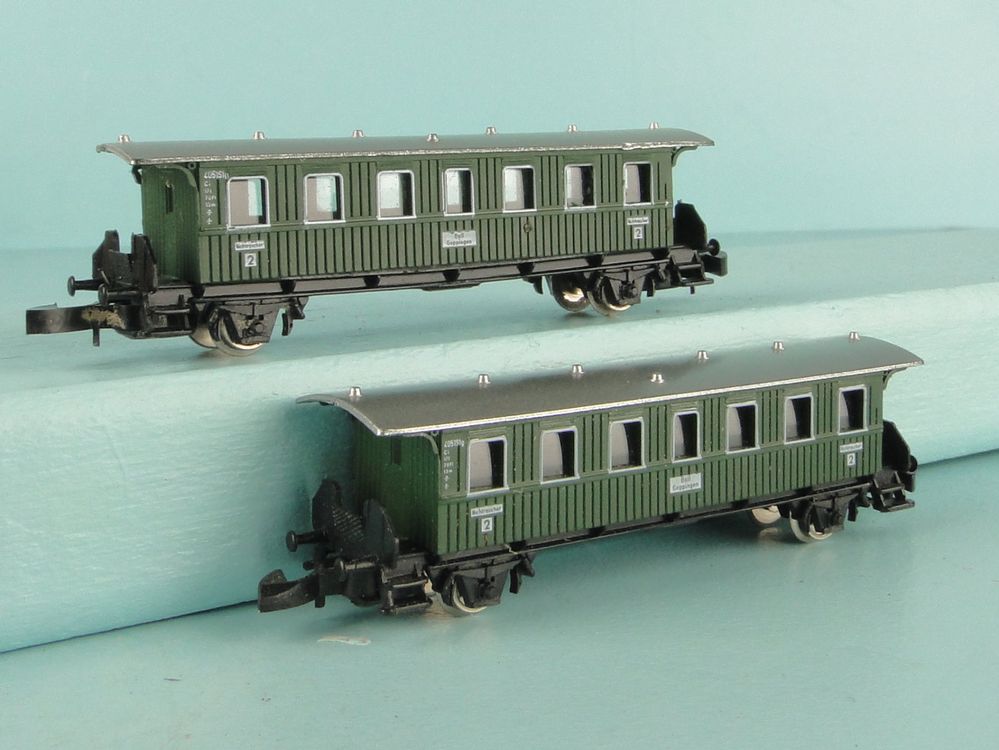 Märklin Mini Club 2 X 8700 Personenwagen Grün (Gebraucht) in Bülach für ...