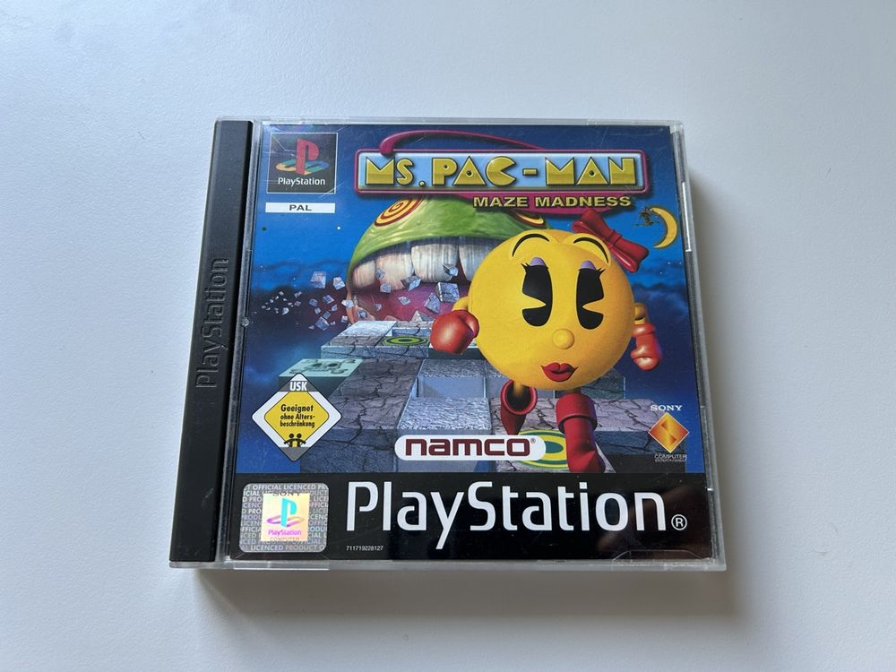 AKTIONSPREIS! Ms Pacman Maze Madness Sony Playstation Spiel (Gebraucht ...