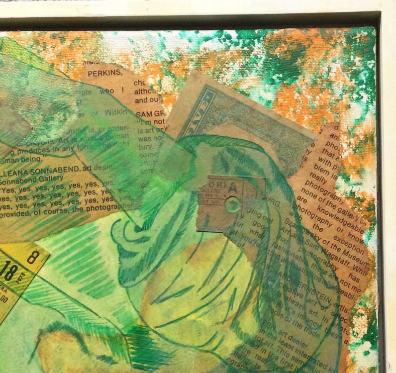 70. er. Jahre Abstrakte Collage Mischtechnik Monogrammiert (Gebraucht) in Root für CHF 15 – mit ...